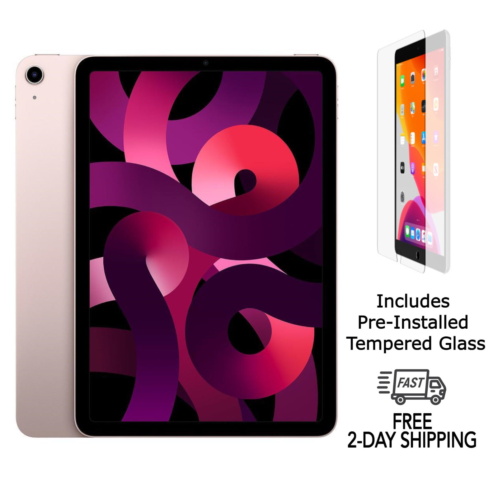 Refurbished Apple iPad Air 5 A2589 (WiFi + Cellular Unlocked) 64GB Pink ...