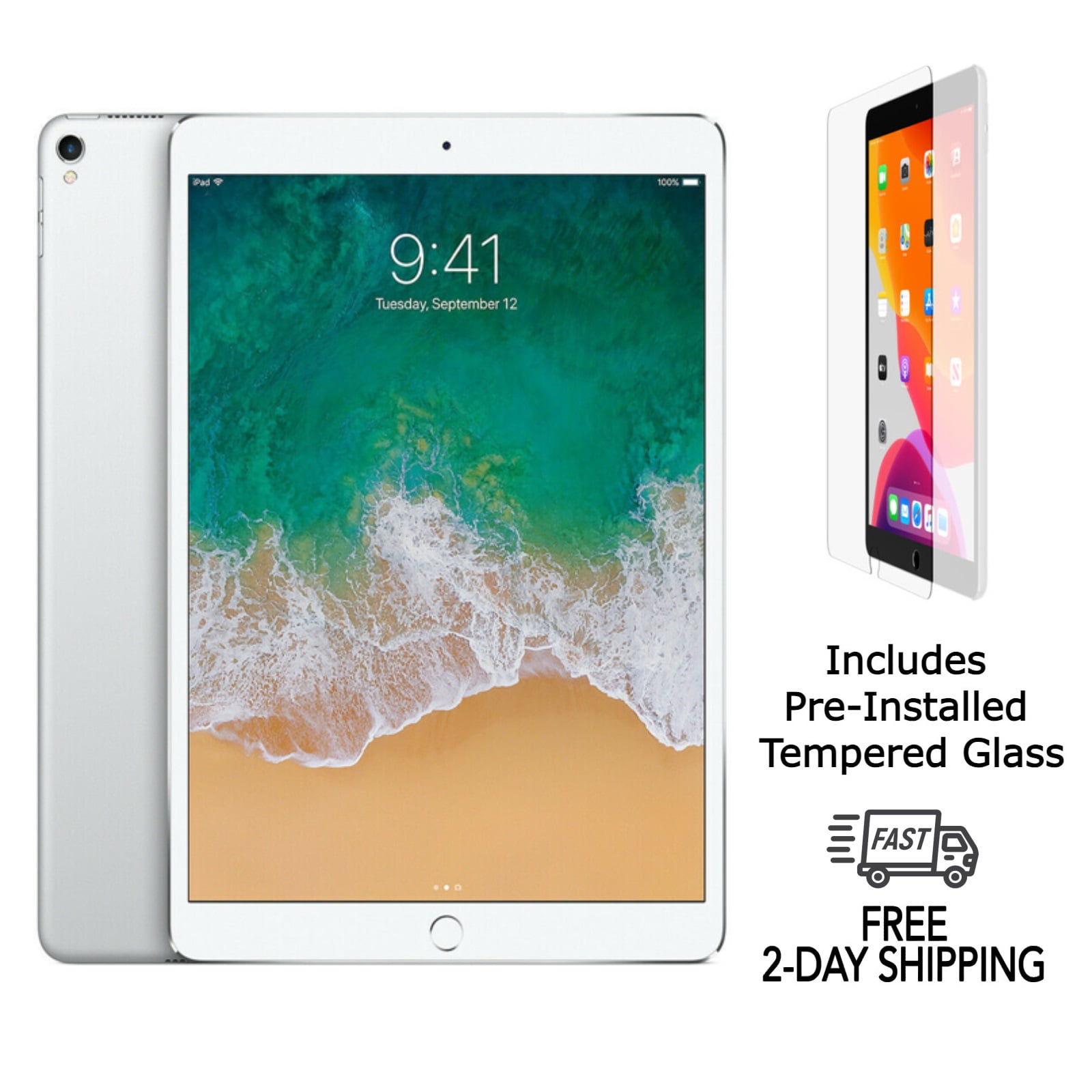 Refurbished Apple iPad Pro 10.5 A1701 (WiFi) 64GB Silver (Grade B) w ...