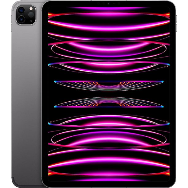 Apple 11" Tablet, 512GB SSD, iPadOS 16, Gray Refurbished - Walmart ...