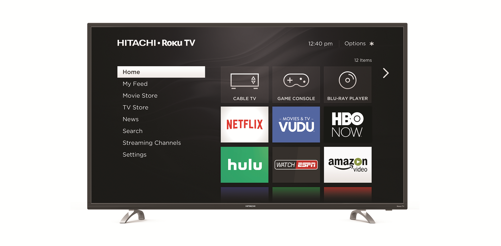 Refurbished Hitachi 60" Class 4K (2160P) Roku Smart LED TV (60RH2 ...