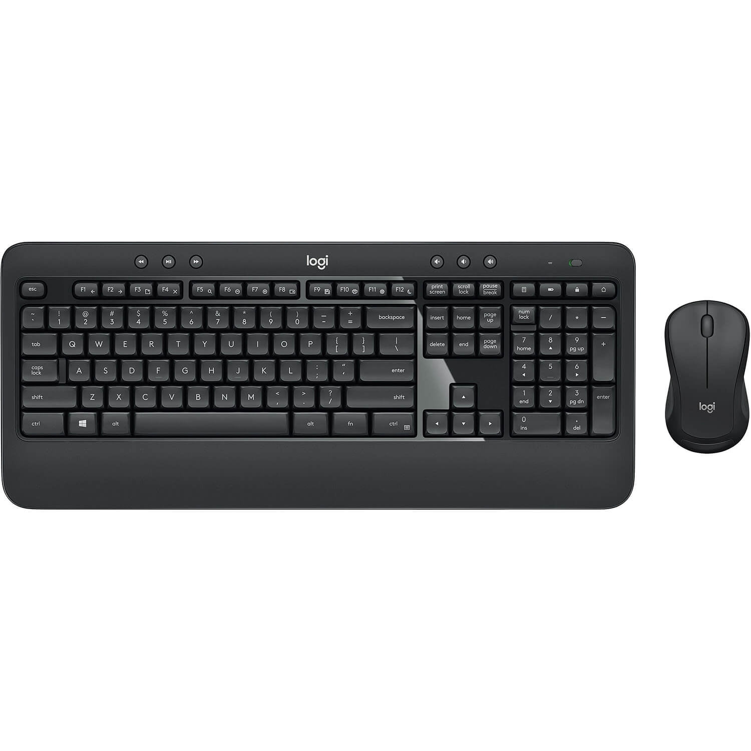 Restored Logitech MK540 USB Wireless Keyboard Laser Mouse Bundle ...