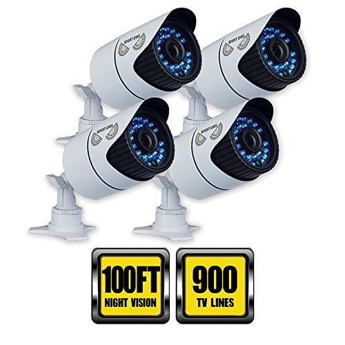 Restored Night Owl CAM-4PK-930 Bullet Security Cameras - Indoor/Outdoor, (4 Pack) (Refurbished ...