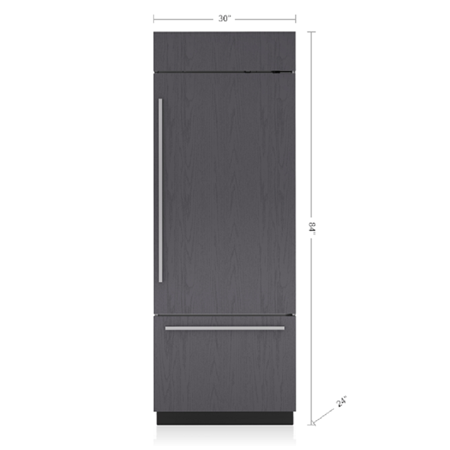 Restored Sub-Zero CL3050U/O/R 30" Classic Over-and-Under Refrigerator ...