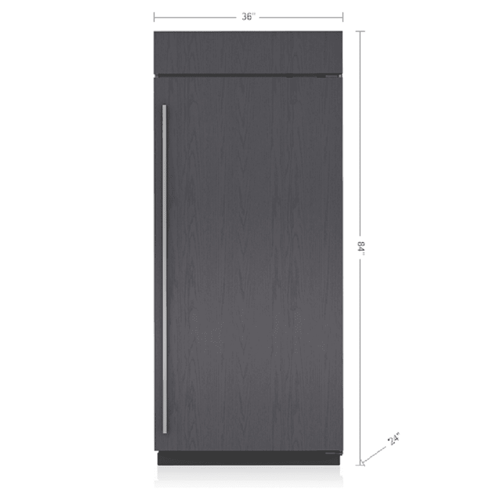 Restored Sub-Zero CL3650F/O/L 36" Classic Freezer - Panel Ready ...
