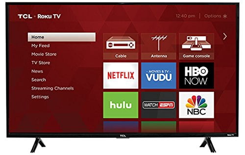 Restored TCL 43" Class FHD (1080P) Smart Roku LED TV (43S303 ...