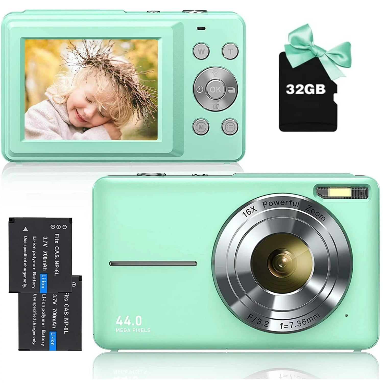Restored Wednkoly WED-60388 Digital Camera Kids Camera FHD 1080P 44MP ...