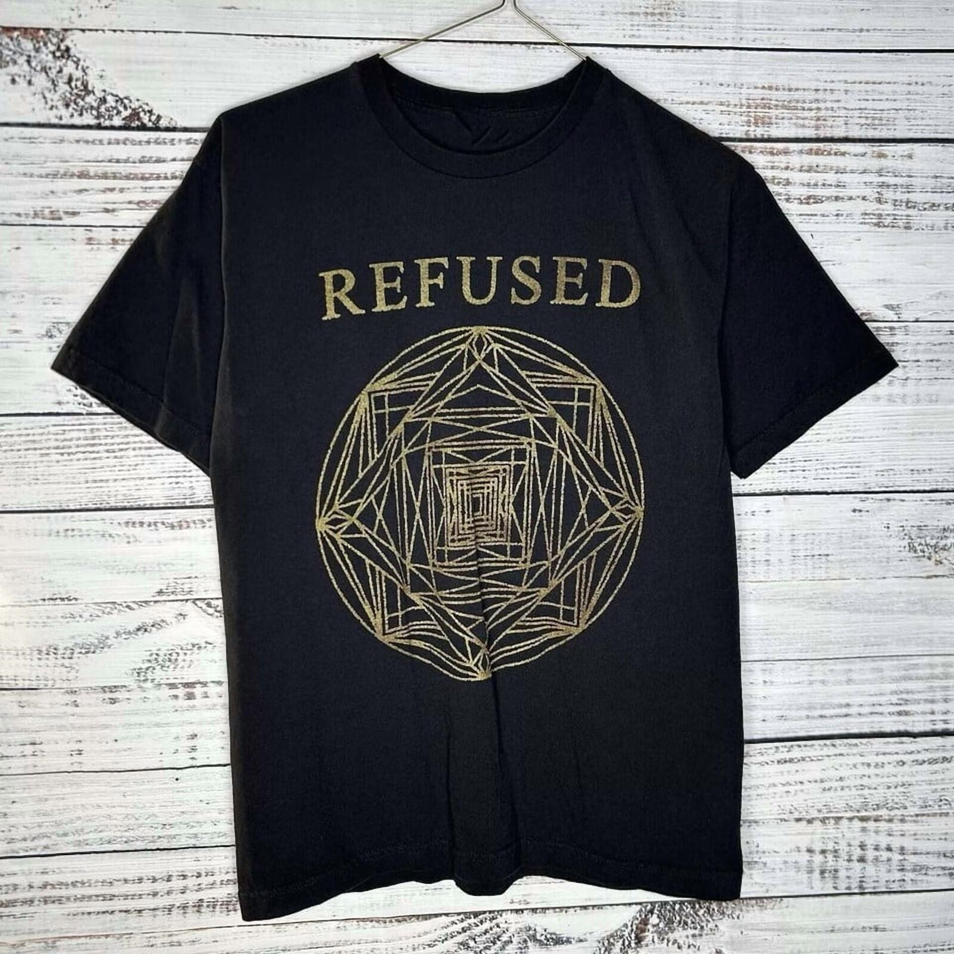 Refused Hardcore Metal Band Graphic Tour T-Shirt 1side BL1000 - Walmart.com