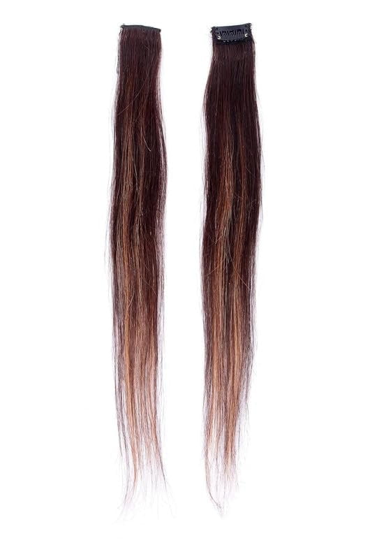 RefynHair Clip In Hair Extension 1 Clip 18 Inch 10 Gr Highlighted ...