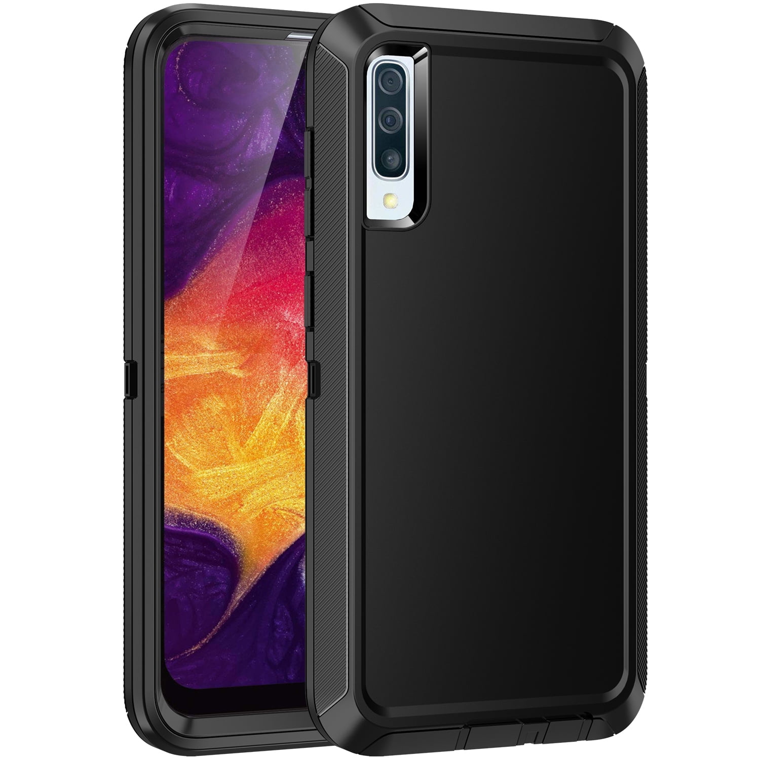 RegSun for Galaxy A50 Case,Shockproof 3-Layer Full Body Protection ...