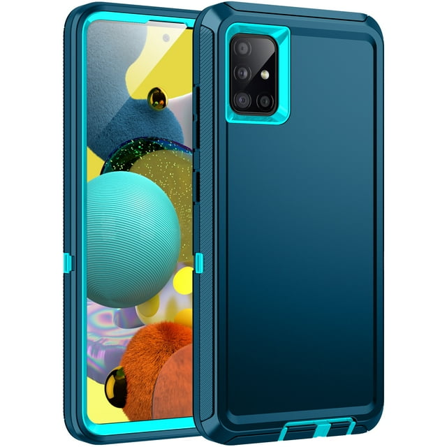 RegSun for Galaxy A51 5G/4G Case,Shockproof 3-Layer Full Body ...