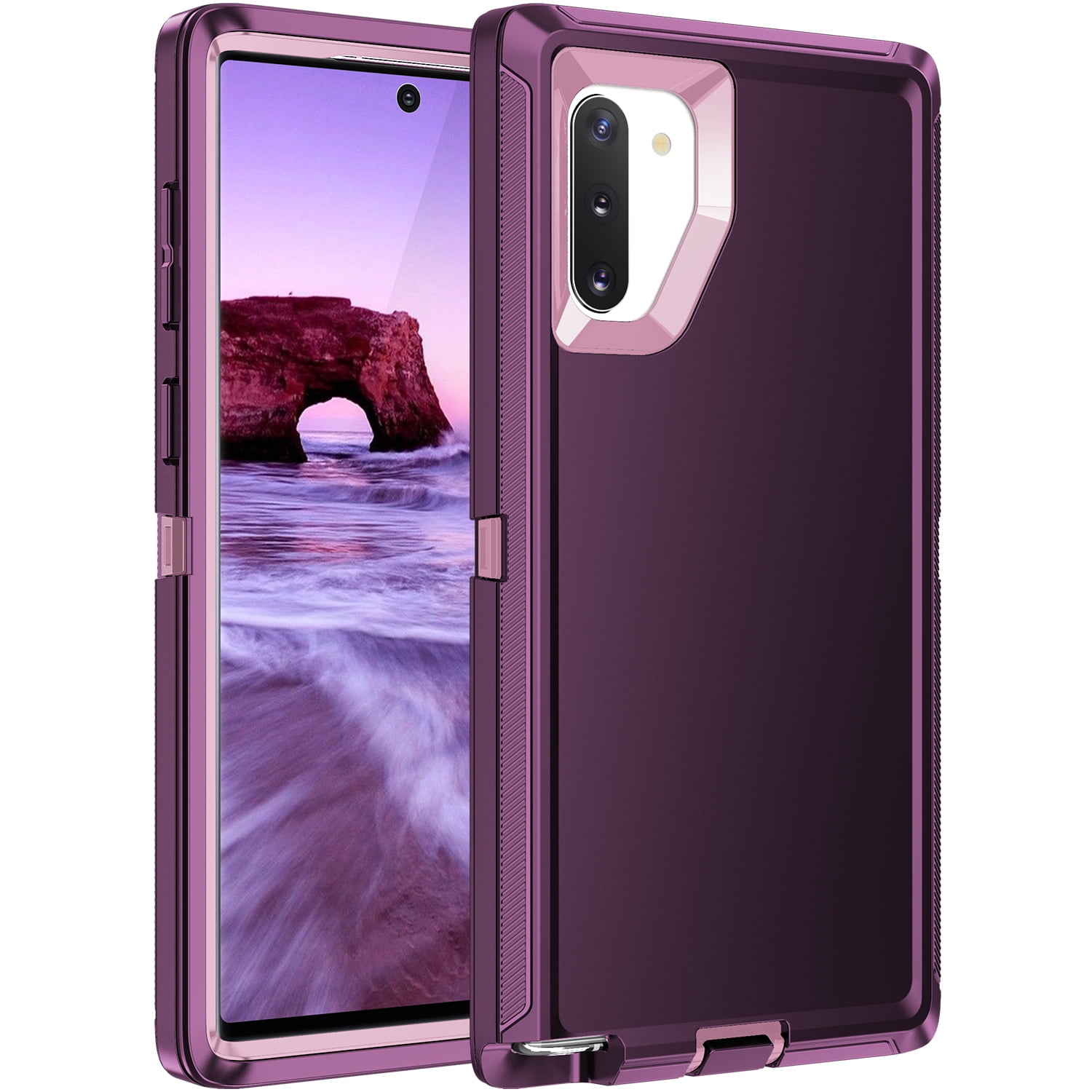 RegSun for Galaxy Note 10 Case,Shockproof 3-Layer Full Body Protection ...