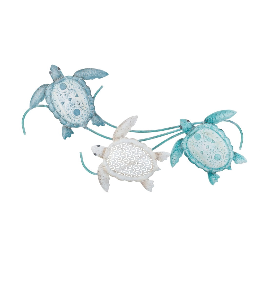 Regal Art & Gift 3 Sea Turtle Wall Decor Metal 17" Metal Art - Walmart.com