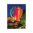 Regal Art & Gift Large Rainbow Hot Air Balloon Solar Lantern with LED ...