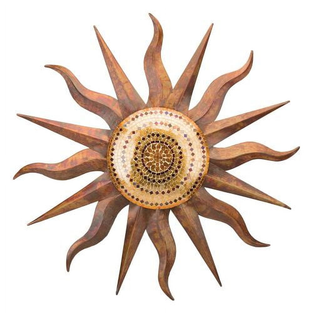 Regal Art and Gift 20464 - Rainbow Copper Sun Wall Decor 36" Sun Design ...