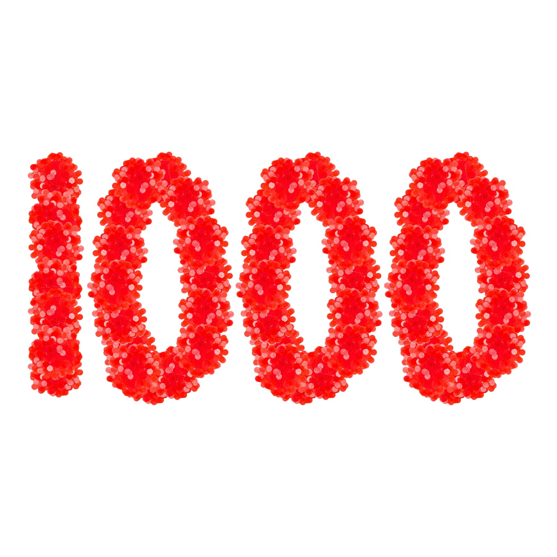 Regal Bingo Plastic Bingo Chips 1000 Pcs - Clear Transparent Counters ...