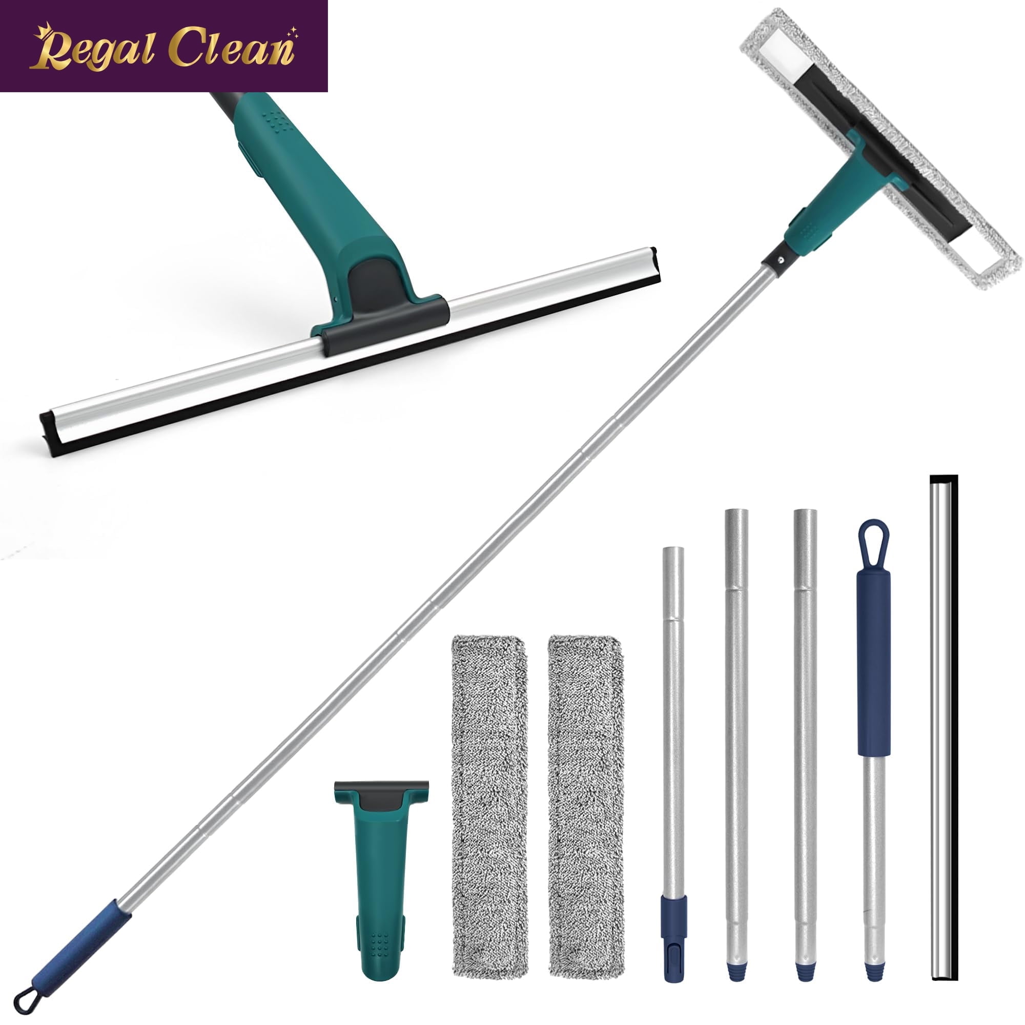 Regal Clean Window Shower Squeegee for Glass Door with 60 Inches Long ...