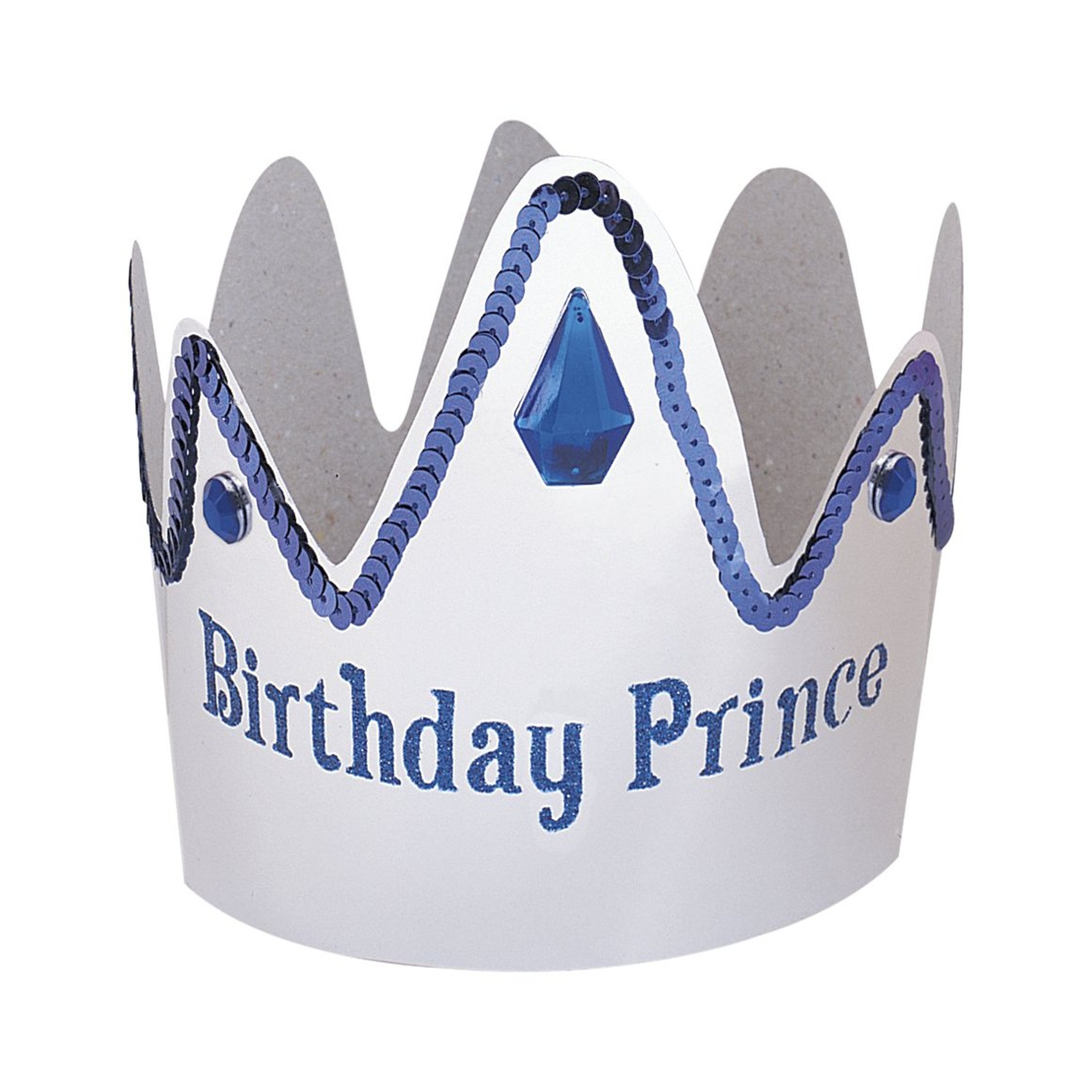 Regal Crown Paper Birthday Hat - Fit for a Prince! Make your little one ...