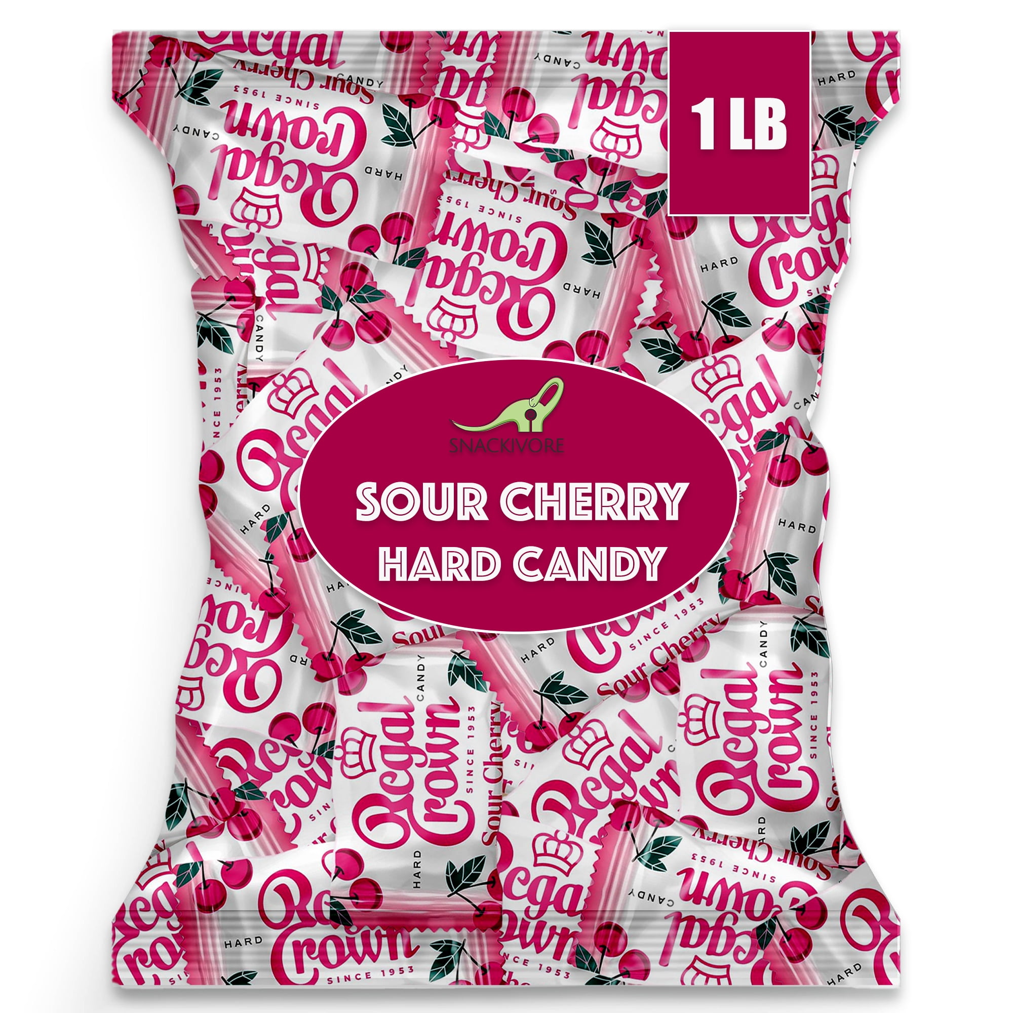 Regal Crown Sour Cherry Hard Candy - 1lb Bulk Bag - Walmart.com