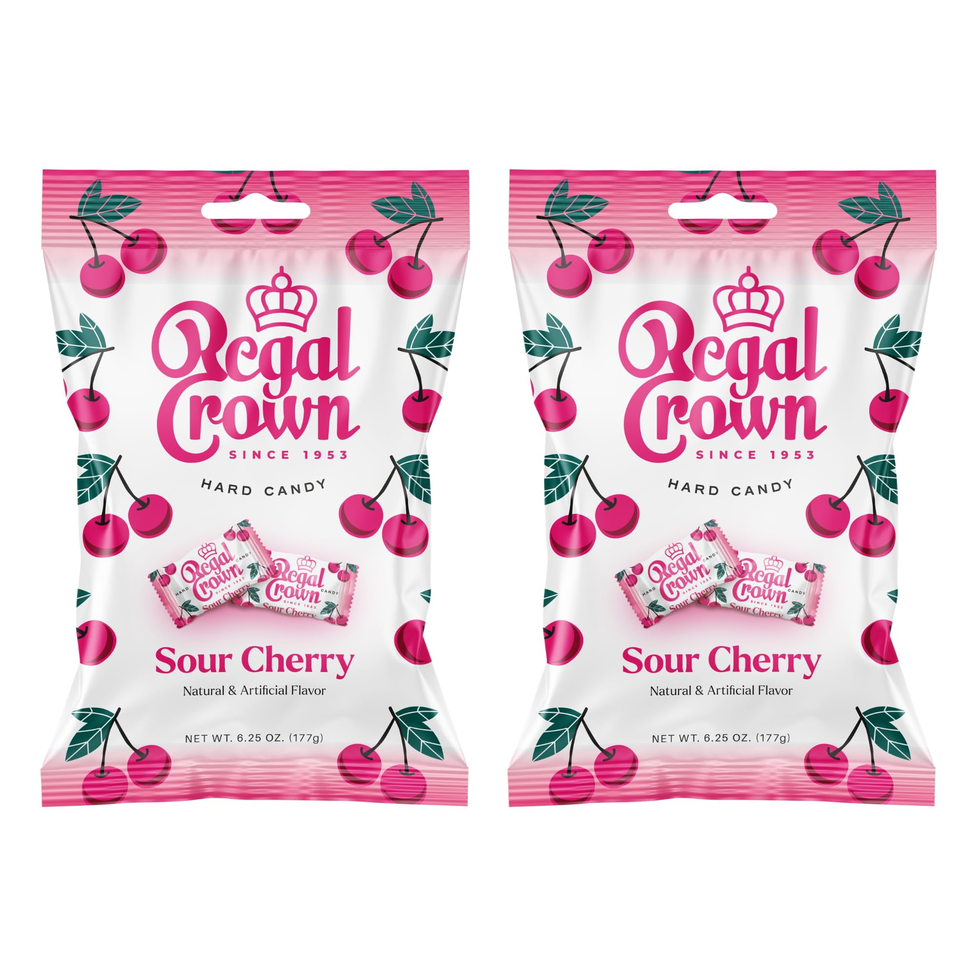 Regal Crown Sour Cherry MZF22 Candy | Traditional Sour Cherries Candy ...