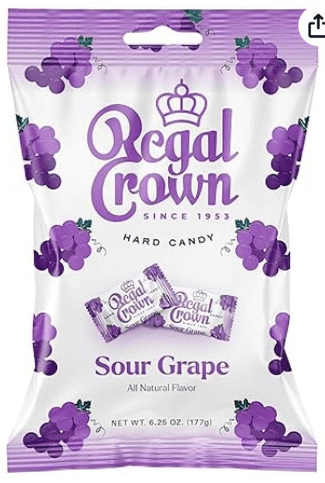 Regal Crown Sour Grape Candy | Traditional Sour Grapes Candy | Tart and ...