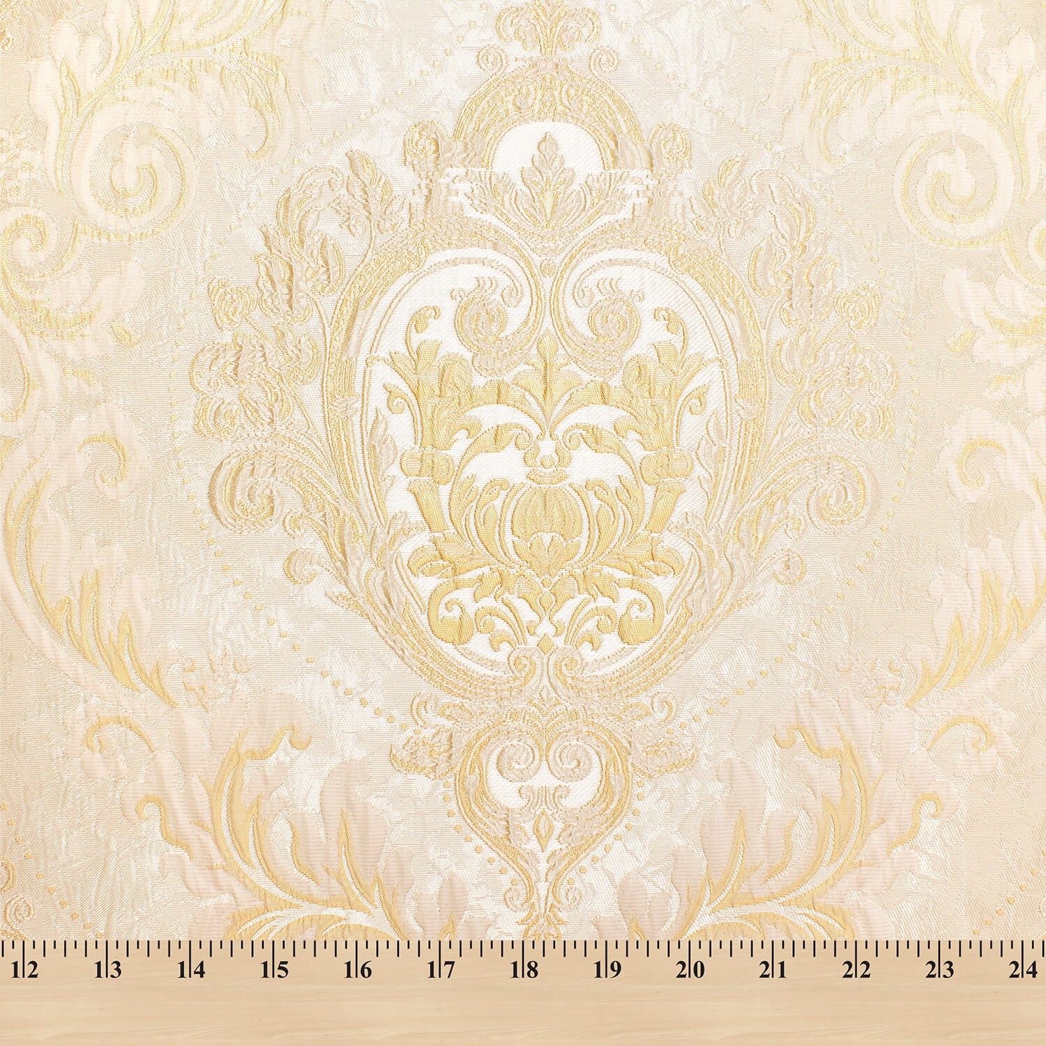 Regal Damask Extra Wide Brocade Upholstery Jacquard Polyester 114 ...
