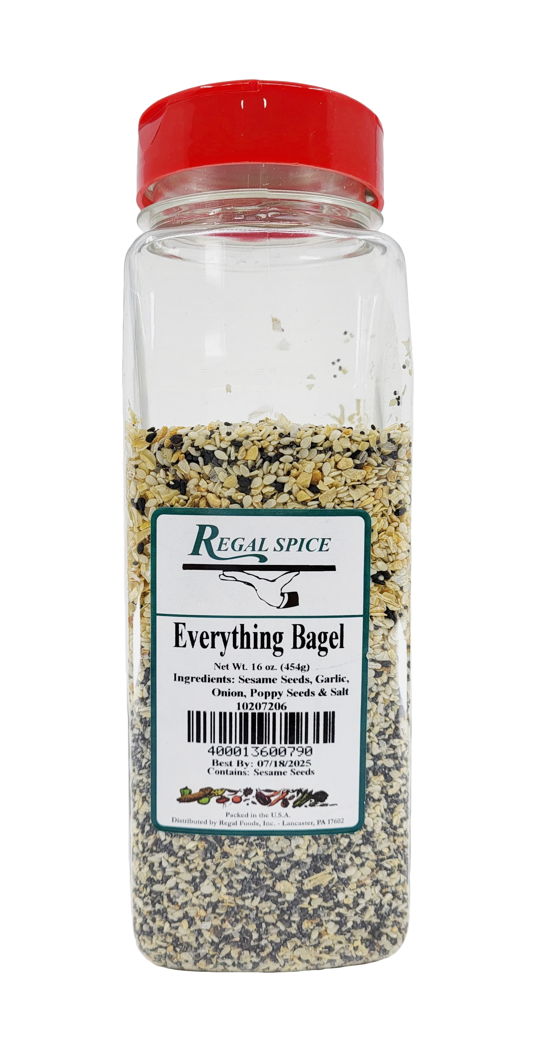 Regal 16 oz. Everything Bagel Spice Seasoning - Pack of 1 - Walmart.com