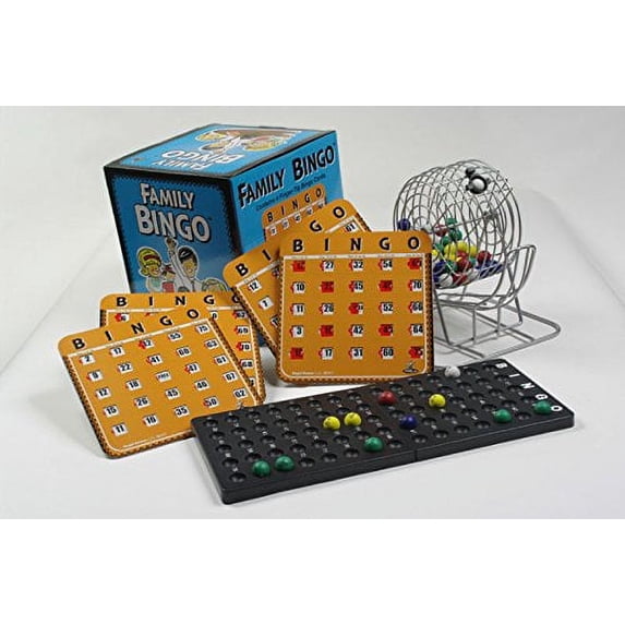 Regal Games Family Bingo Set with Shutter Slide Cards, Large Print ...