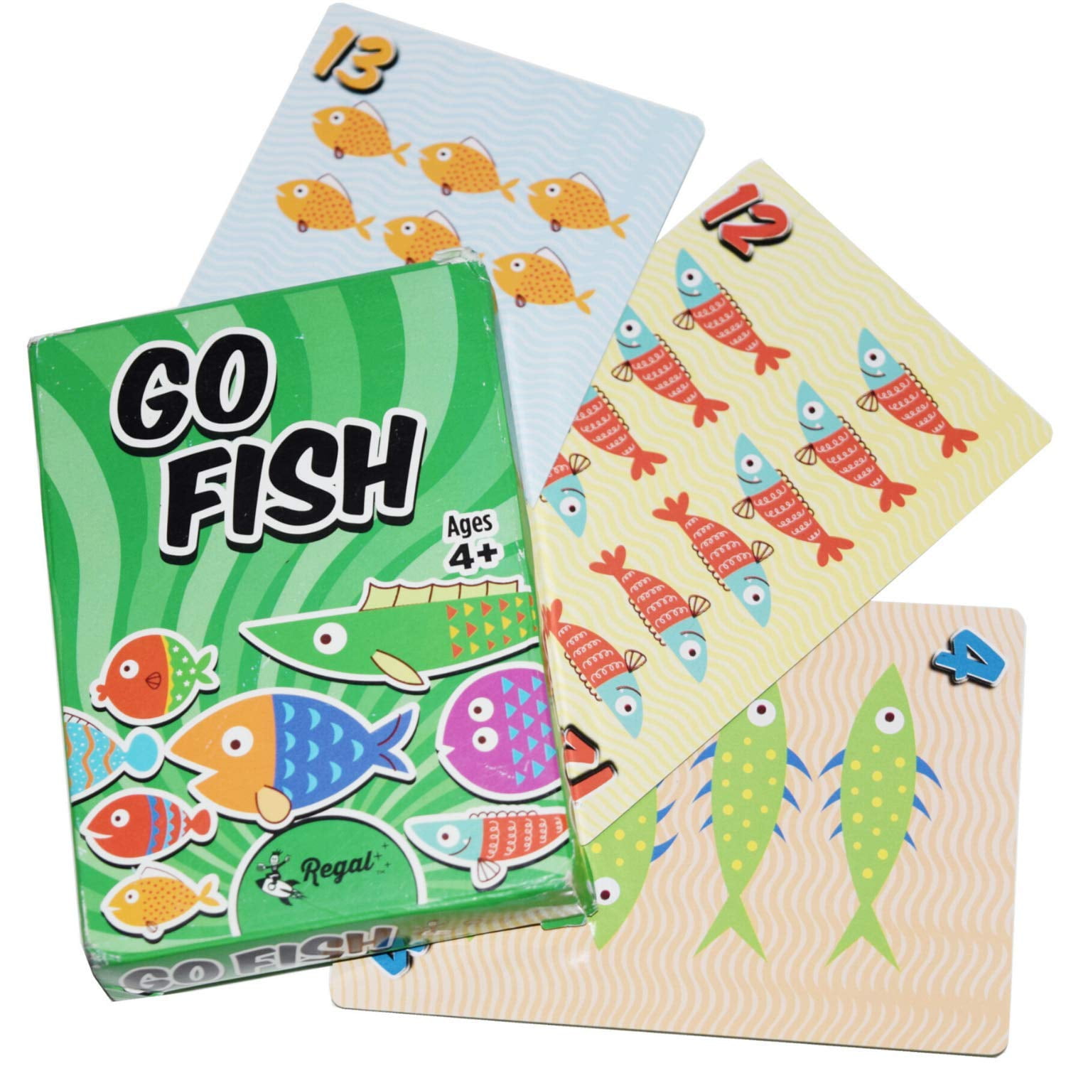 Regal Games Go Fish MSF2 Card Game for Kids 4 5 6 7 8+ | Funny Travel ...