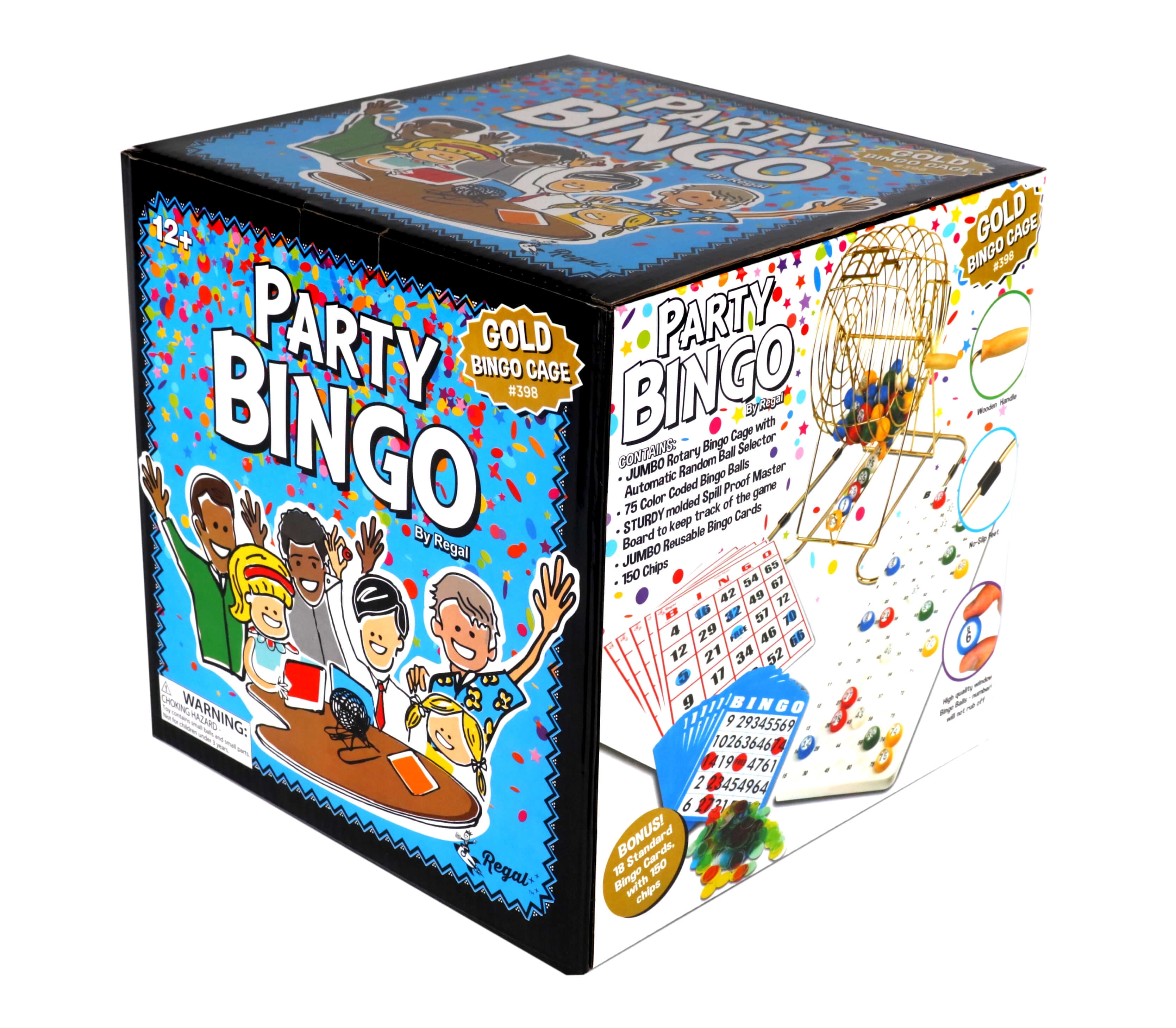 Regal Games, Party Bingo Cage, Bingo Ball Cage for Game Nights ...