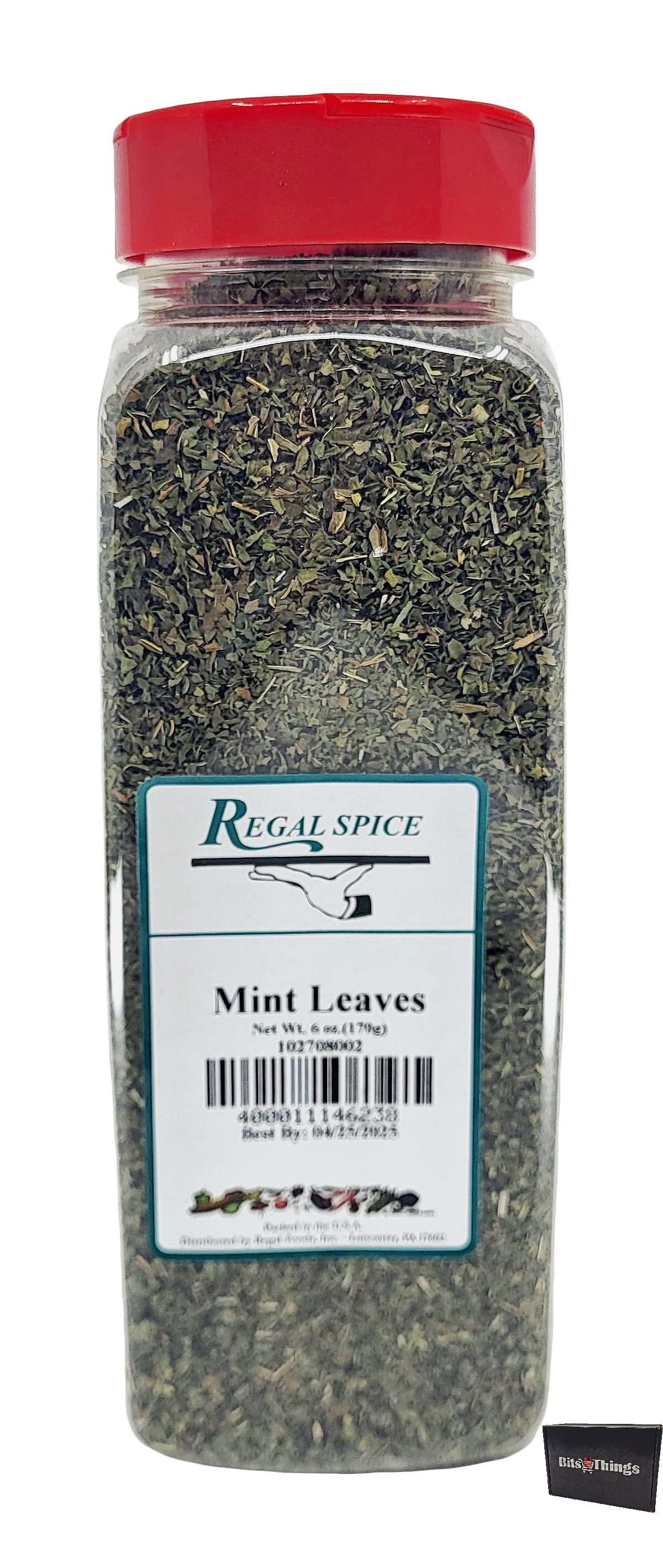 Regal Herbs & Spices Dried Mint Leaves - 6 oz. - Essential Ingredient ...