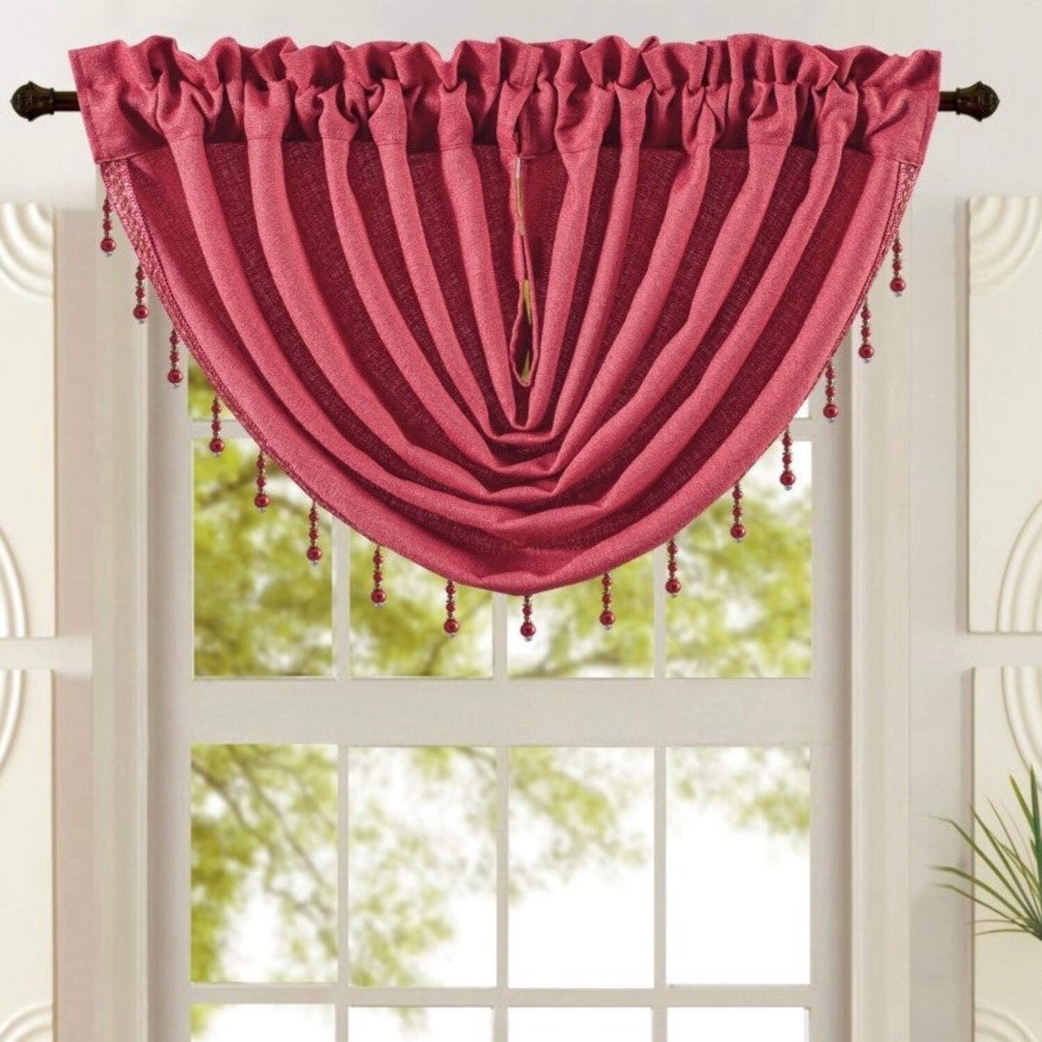 Regal Home Collections Rooster Toile Kitchen Curtains 3-Piece Set ...