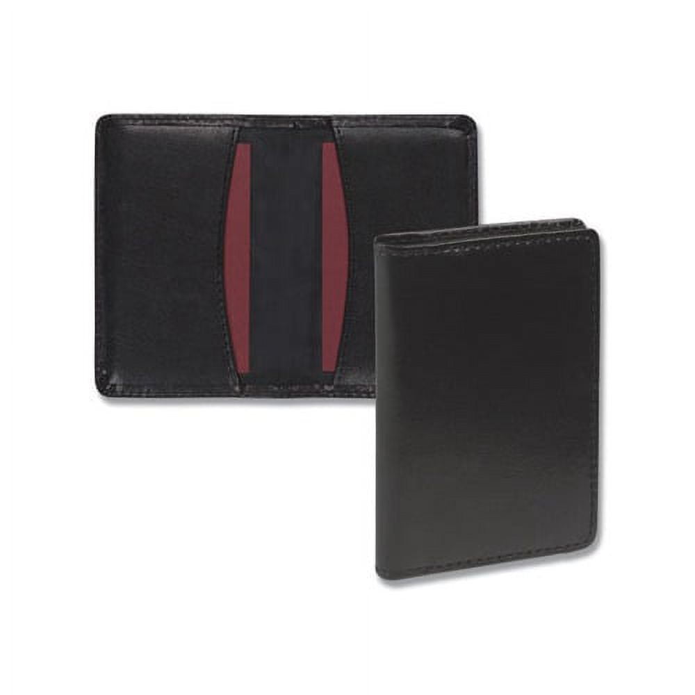 Regal Leather Business Card Wallet 25 Card Capacity, 2 x 3 1/2 Cards ...