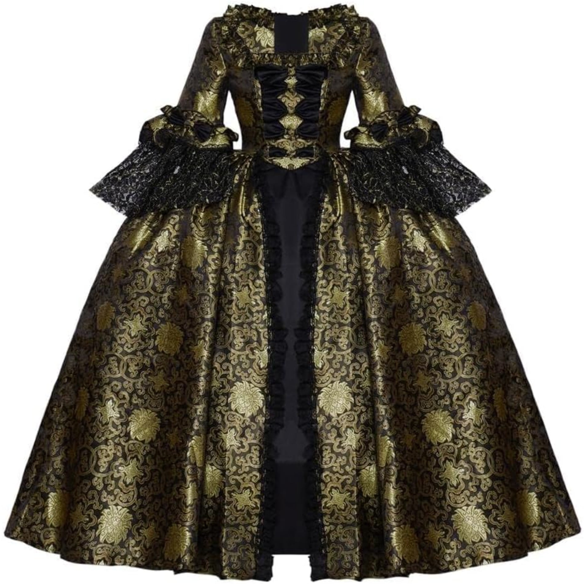 Regal Marie Antoinette Inspired Ball Gown - Baroque Rococo Style Dress ...