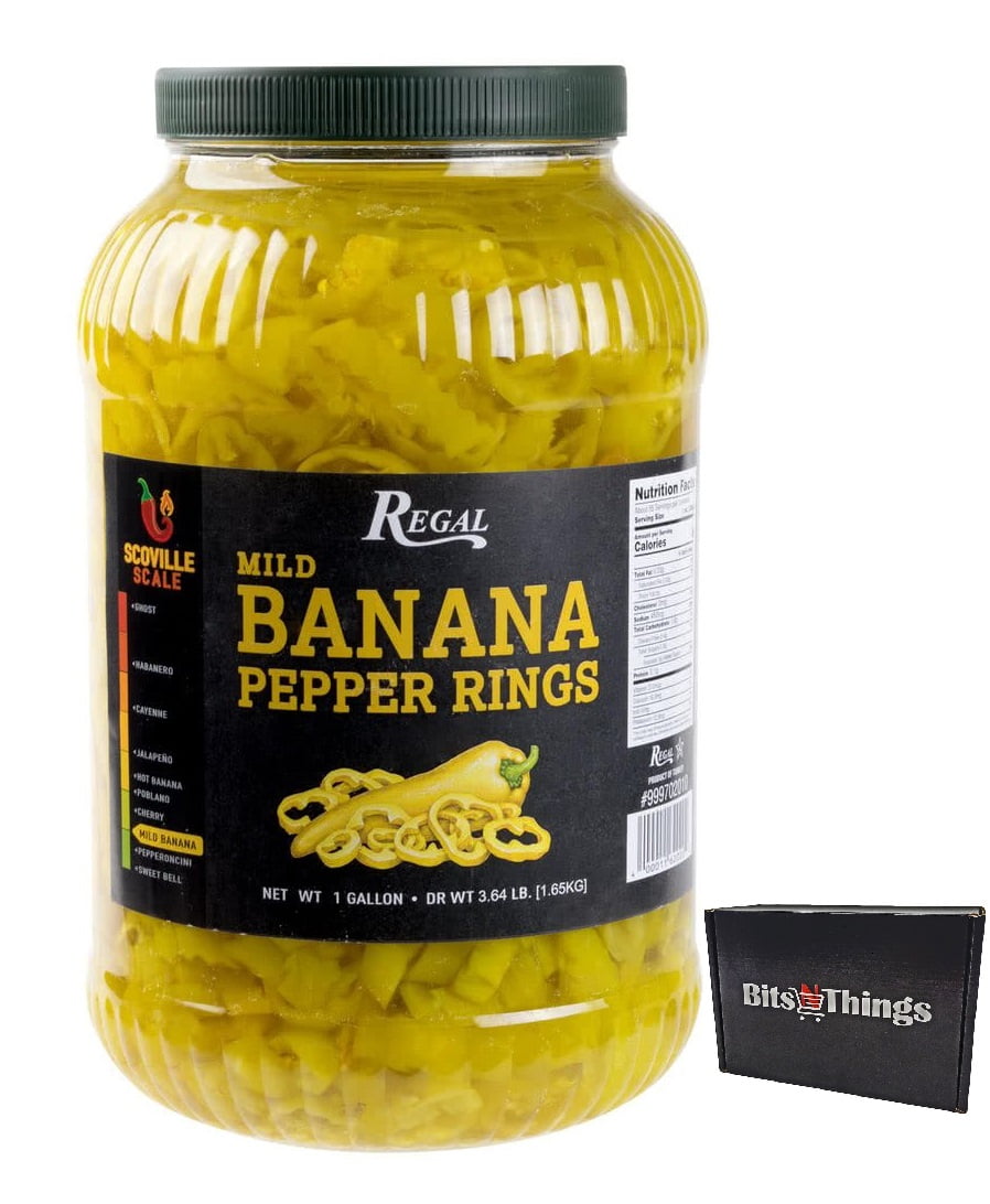Regal Mild Banana Pepper Rings - 1 Gallon - Walmart.com