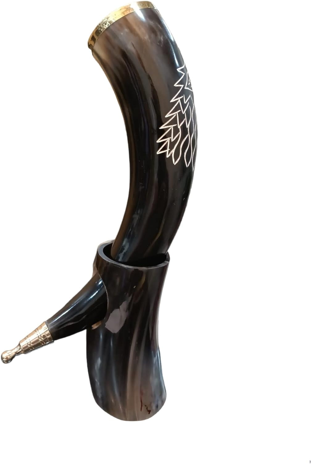 Regal Nauticaz Authentic Viking Drinking Horn Mug Bottle Opener Whiskey ...