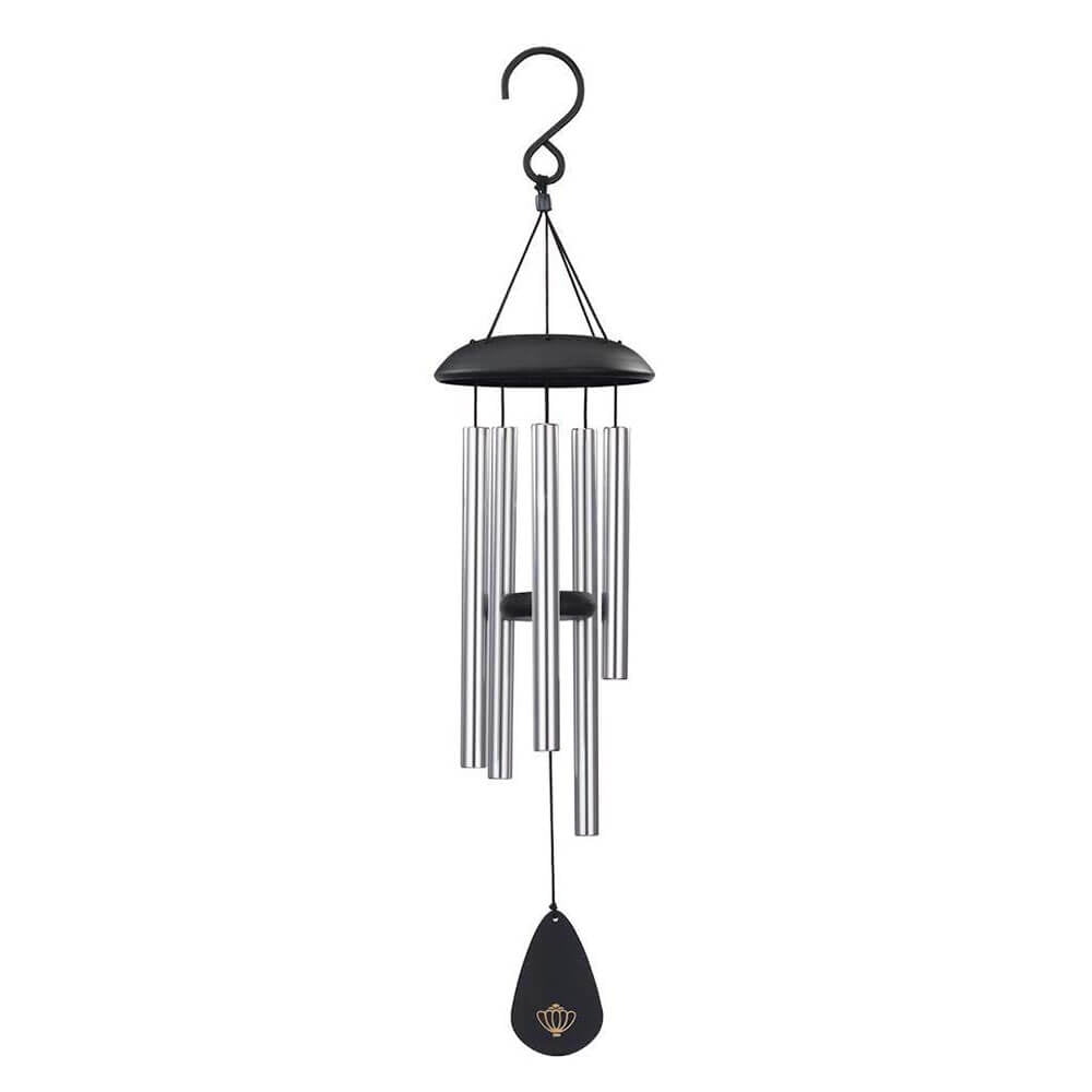 Regal REGL11174 25 inch Classic Wind Chime - Black/Silver - Walmart.com