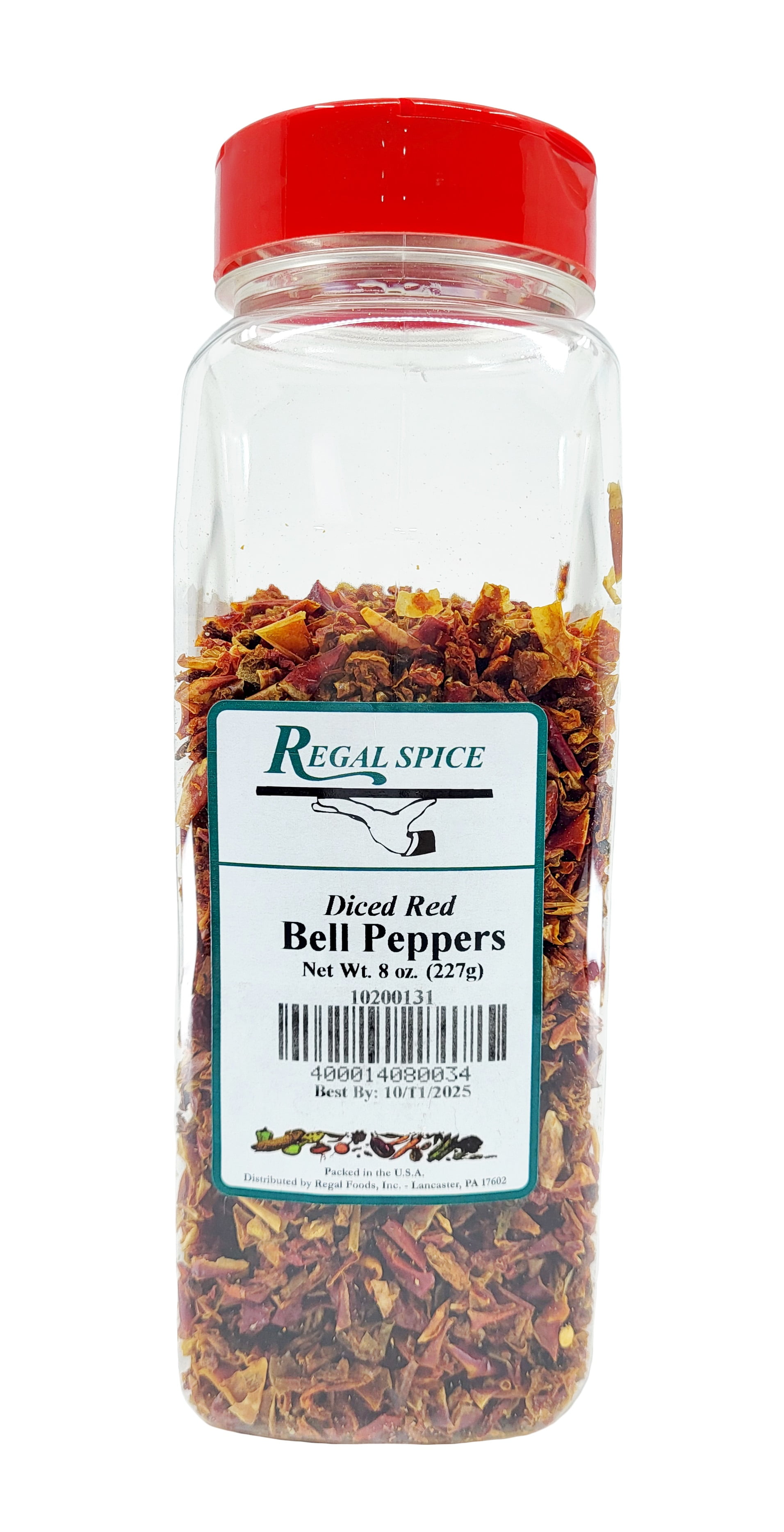 Red Bell Pepper Dehydrated Dried Diced 8 oz. - Pack of 1 - Walmart.com