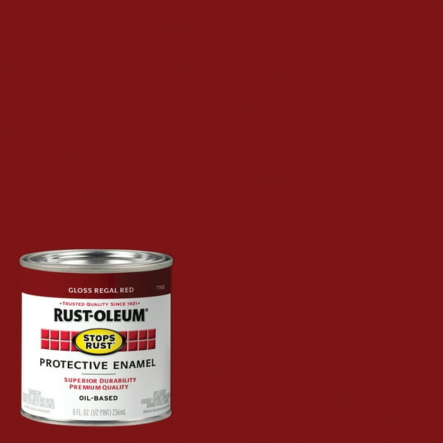 Regal Red, Rust-Oleum Stops Rust Gloss Protective Enamel Paint- 7765730 ...