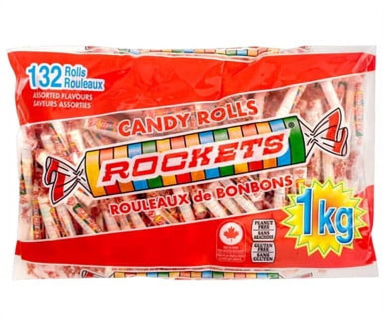 Regal Rockets Candy Rolls | Classic Sweet Treat | 132-Rolls, 1 kg/2 ...