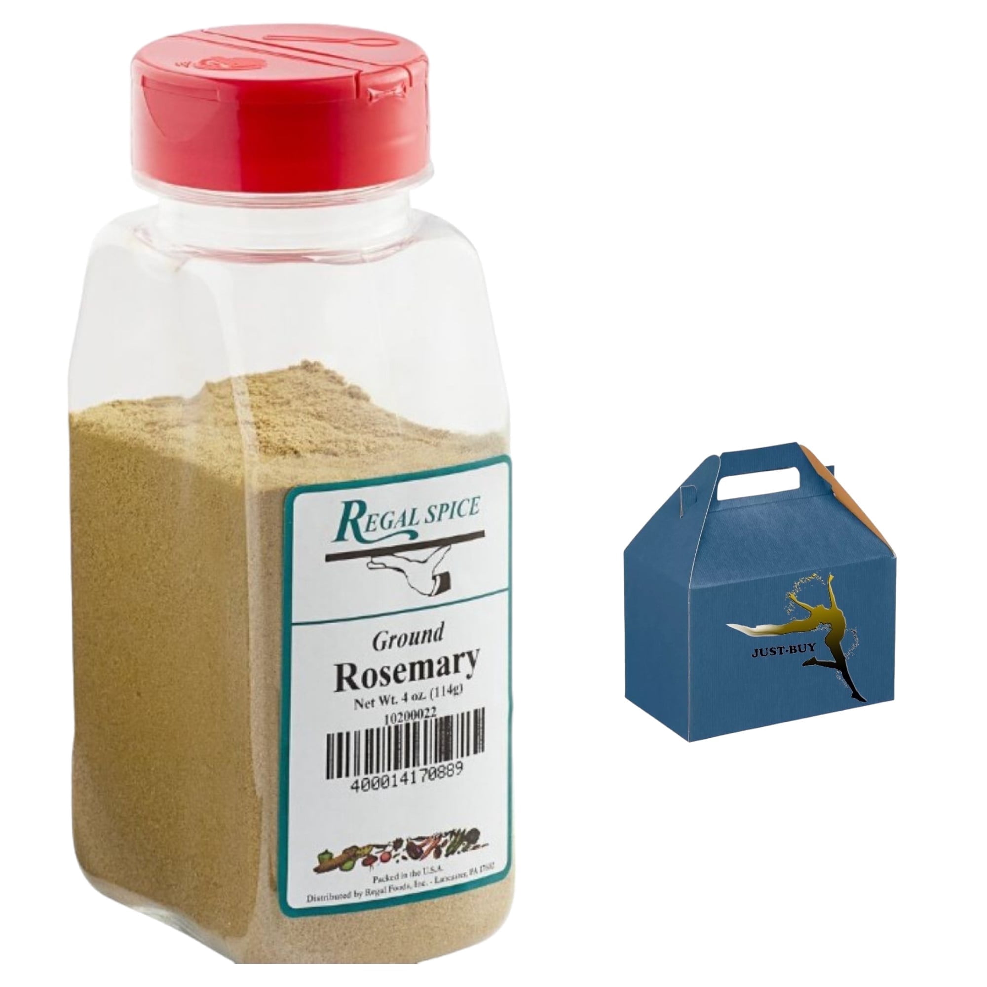 Regal Spice Ground Rosemary Seasoning, Pale Green Herb, 4 oz, Piney ...
