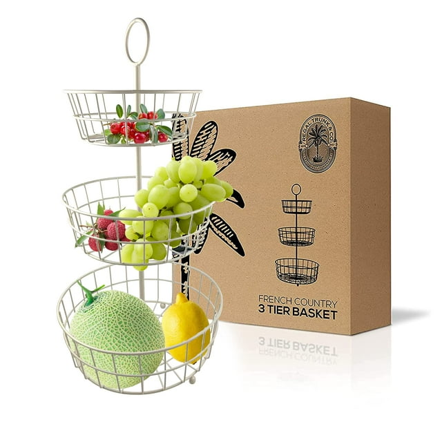Regal Trunk White 3 Tier Basket - Walmart.com