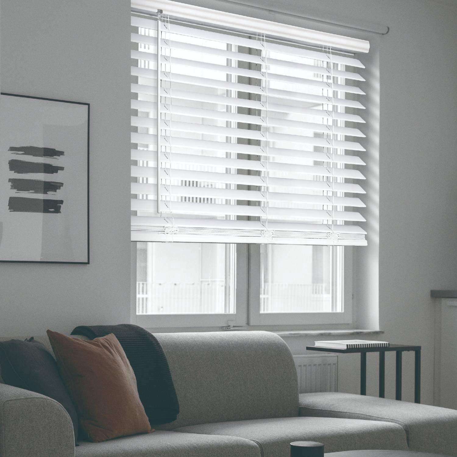Regal estate Cordless 2" Flat Slat Venetian Blinds, 61.5"W x 48"H ...