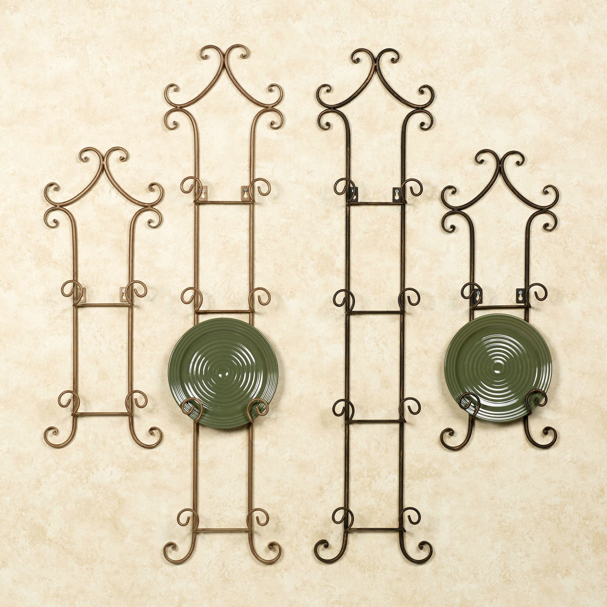Regalla Petite Plate Rack Antique Bronze 4 Plate - Walmart.com