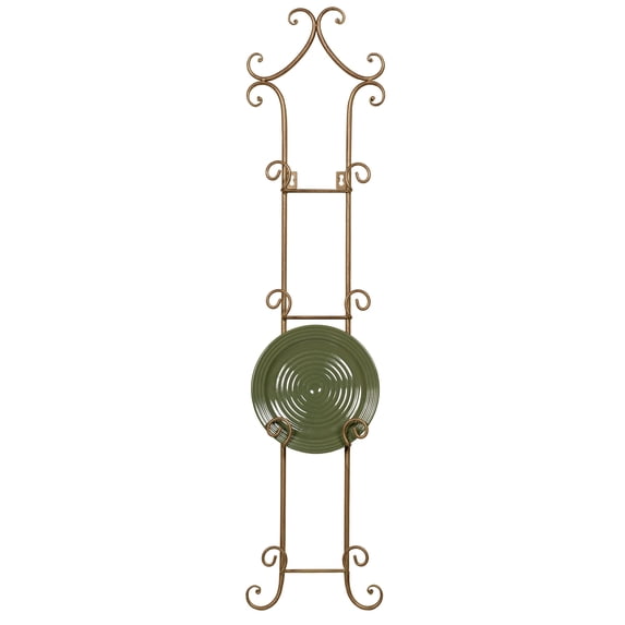 Regalla Petite Plate Rack Antique Bronze 4 Plate - Walmart.com