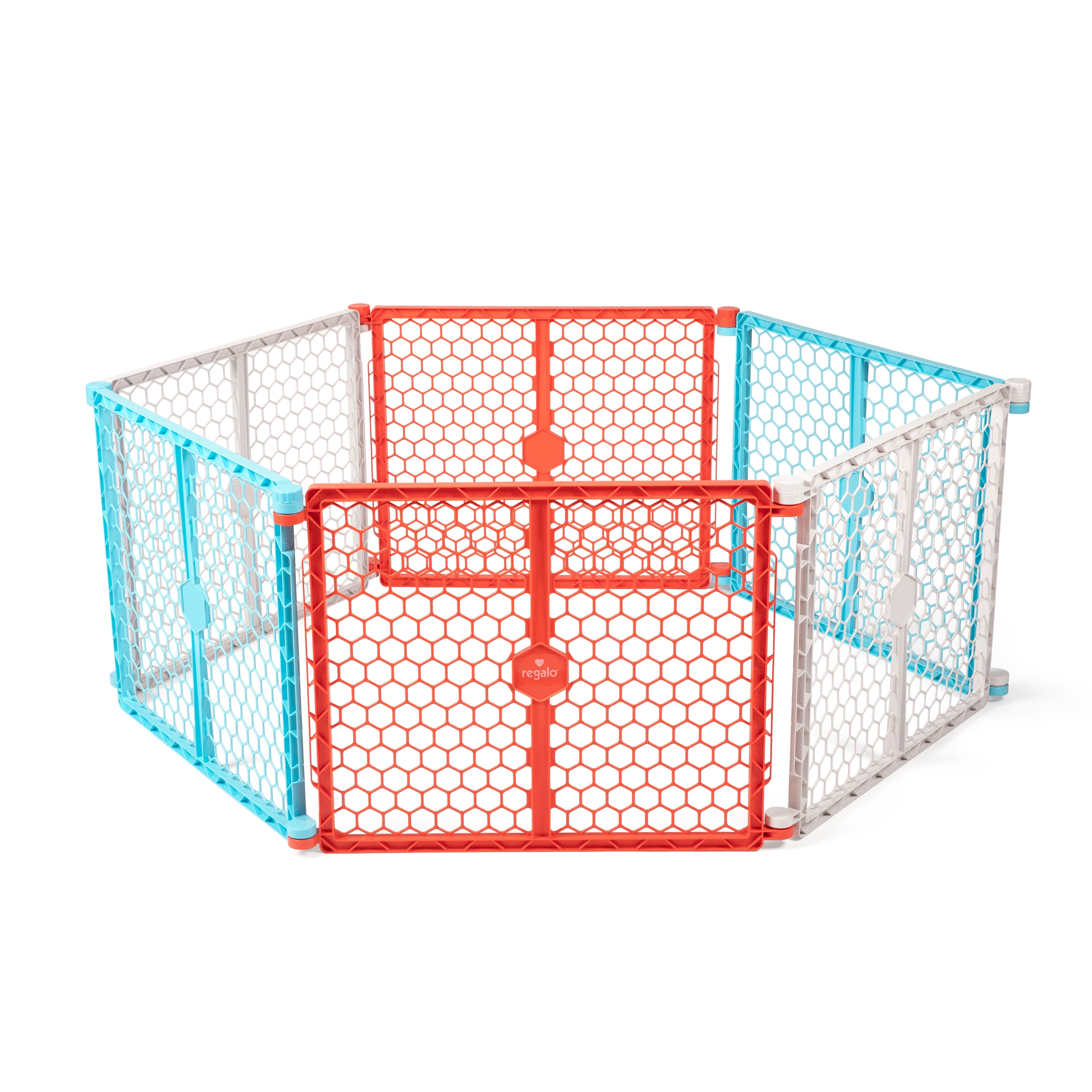Regalo 2-in-1 Super Wide Baby Safety Gate and Play Yard, 192-Inch ...