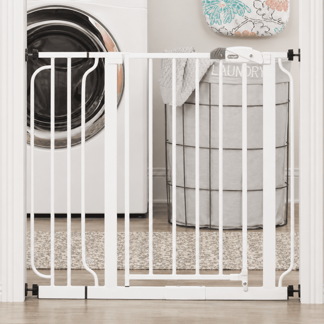 Regalo Easy Step 38.5-Inch Extra Wide Baby Gate, Includes 6-Inch ...