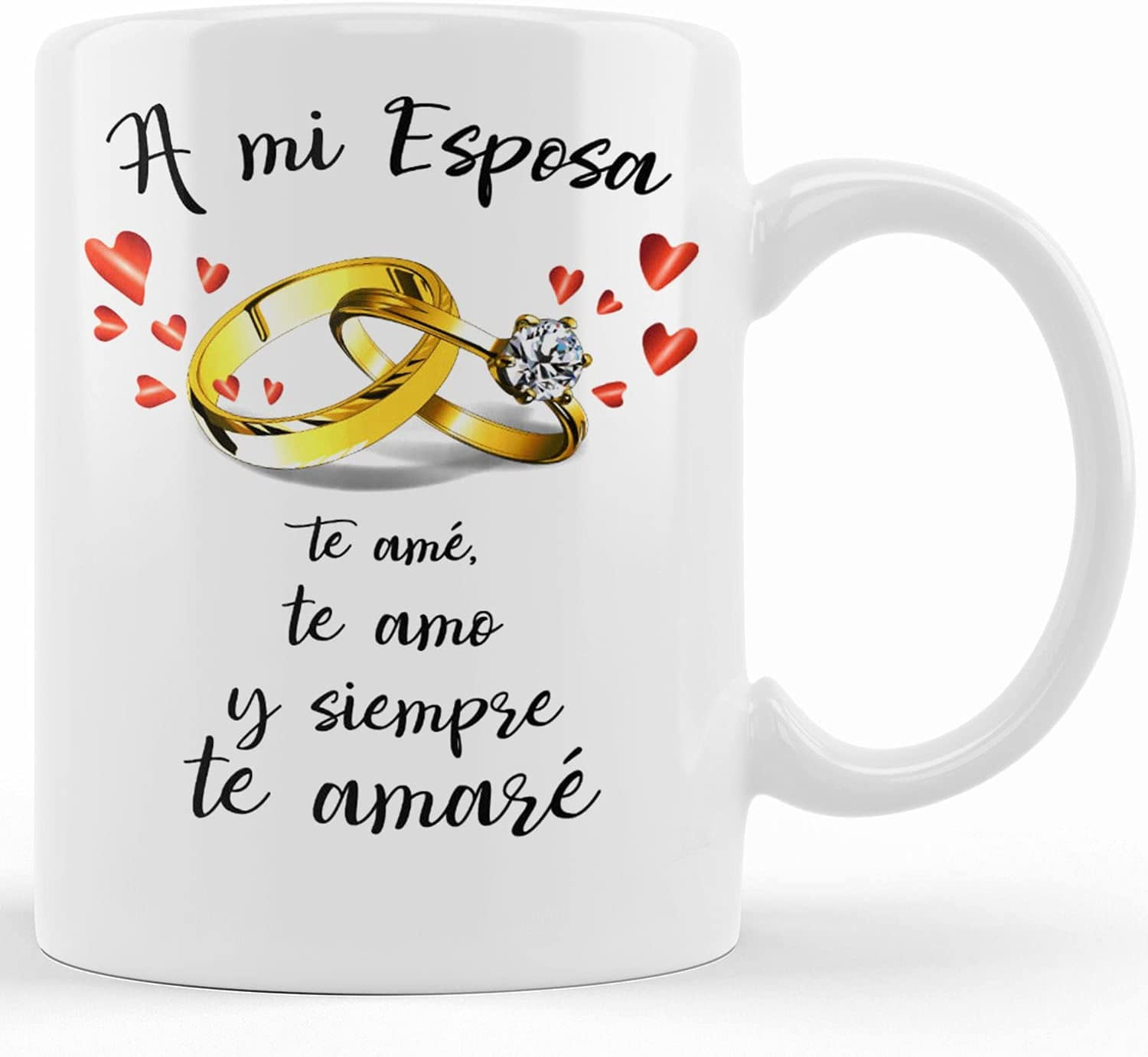 Regalo Par Mi Esposa Taza Con Mensajes De Amor Por Aniversario Cumpleaคos San Valentino 2 ...