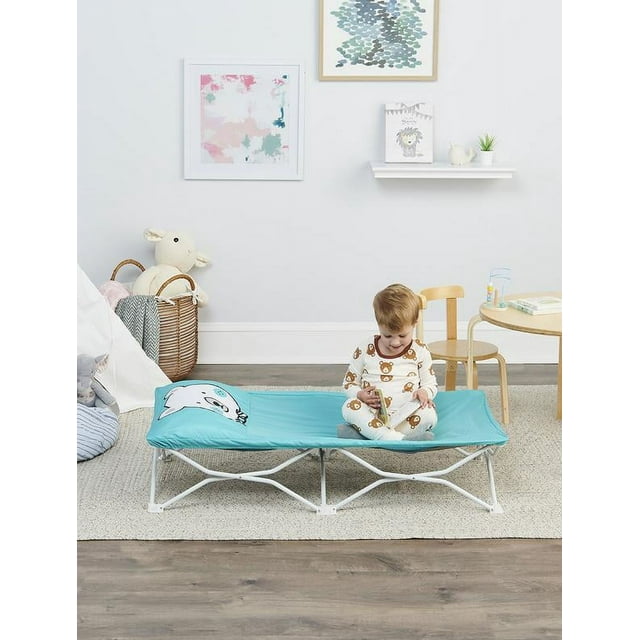 Regalo Portable My Cot Pal - Bear - Comfortable Toddler Bed - Walmart.com