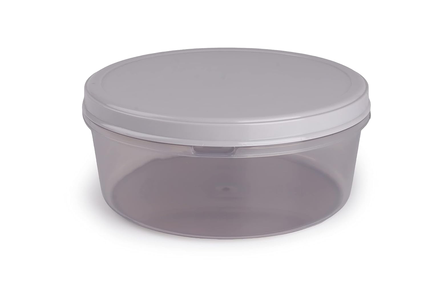 Regalo Transparent Round Box for khakhra Papad Chapati Roti Storage Box ...
