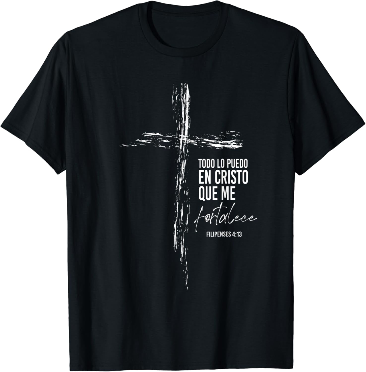 Regalos Cristianos Versos Filipenses 4 13 Christian Spanish T-Shirt ...